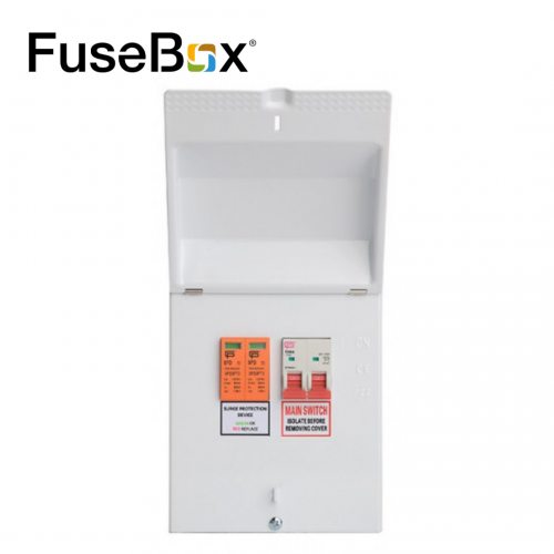 Fusebox SPD 6 Way 100A Consumer Unit | Express Electrical Fusebox SPD 6 Way 100A Consumer Unit | Express Electrical